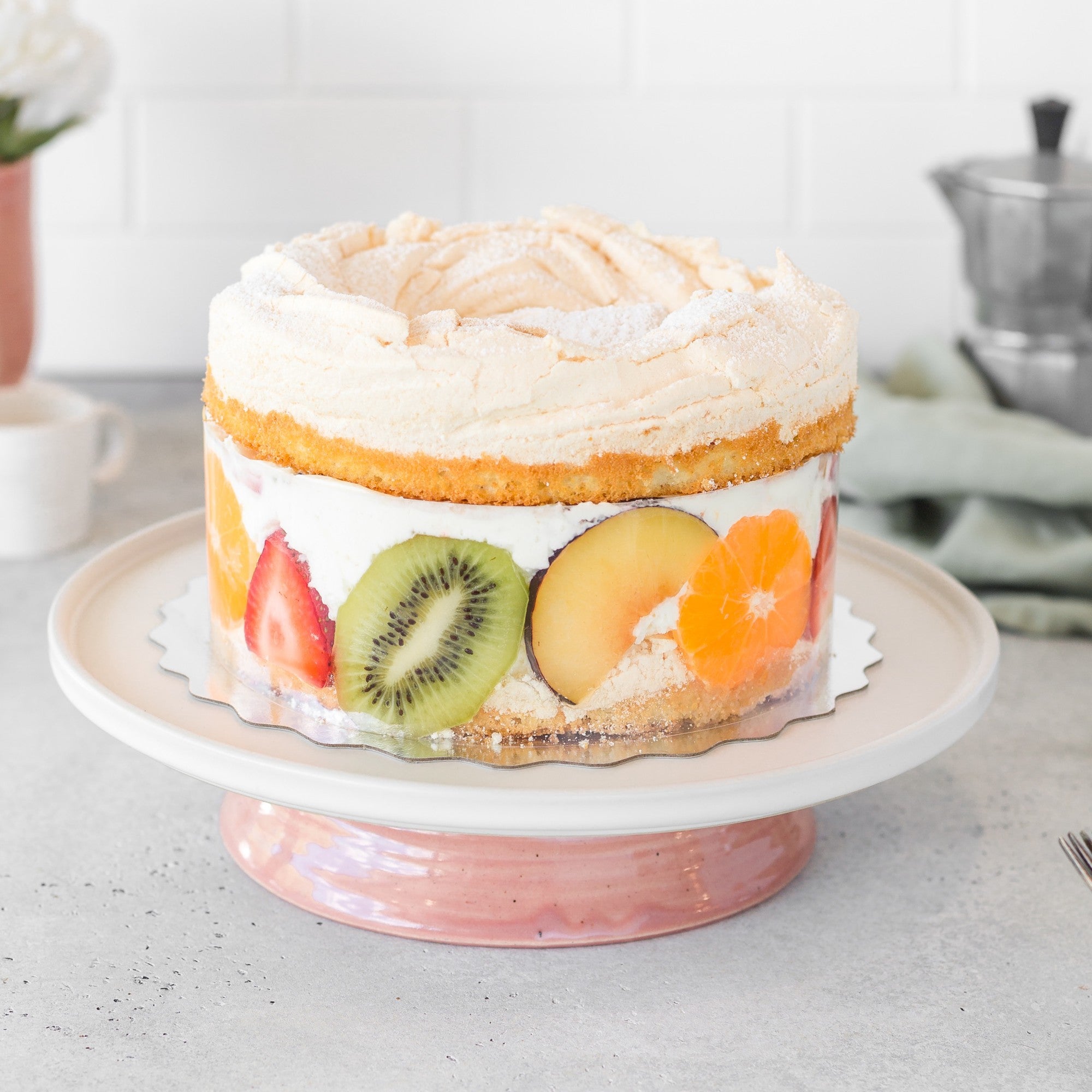 6" Fresh Fruit Shortcake | Le Delice Pastry Shop